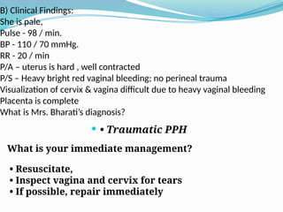 Post Partum Haemorrhage and Shock.pptx.hddd