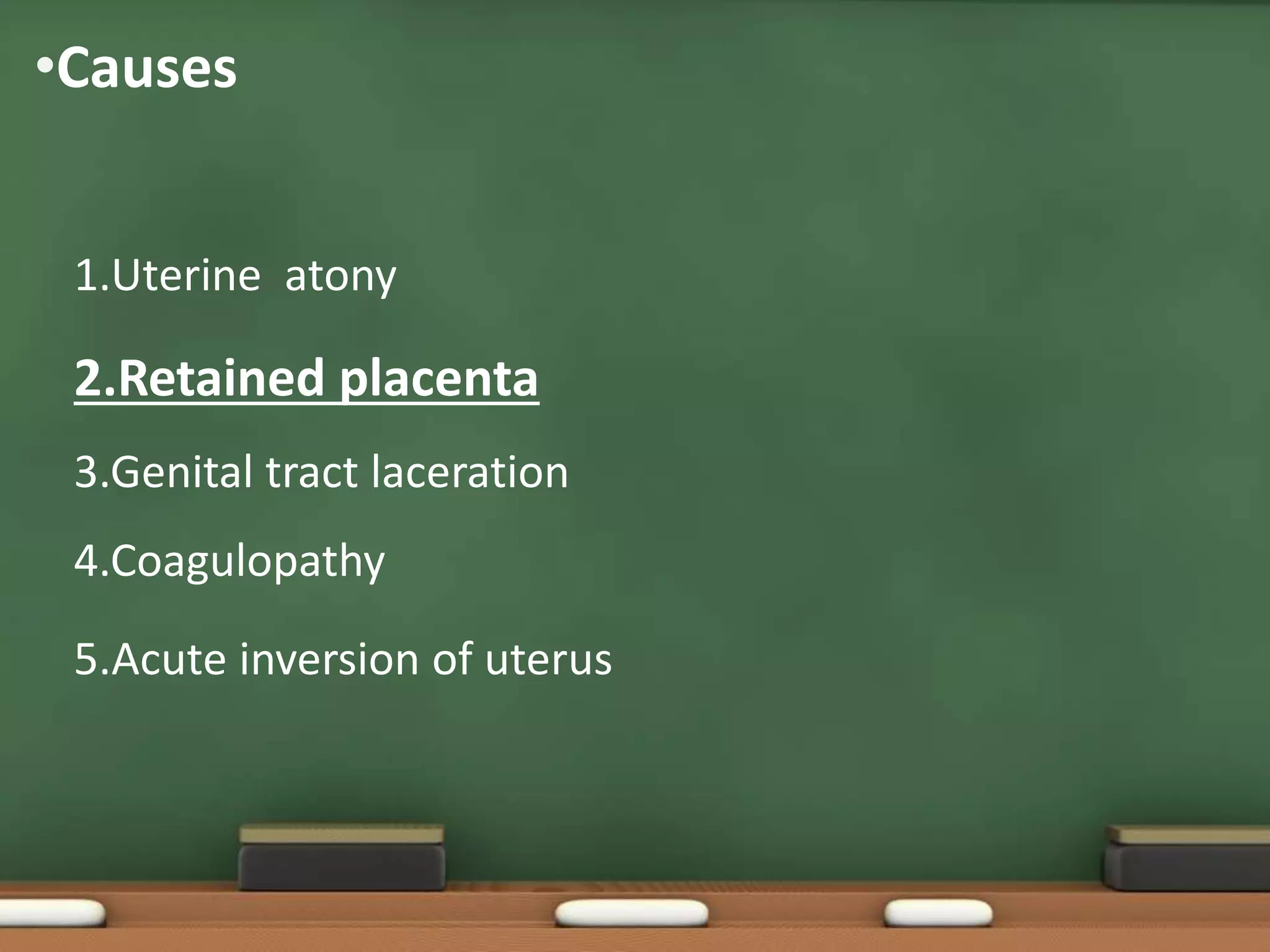 Postpartum haemorrhage (pph) | PPTX
