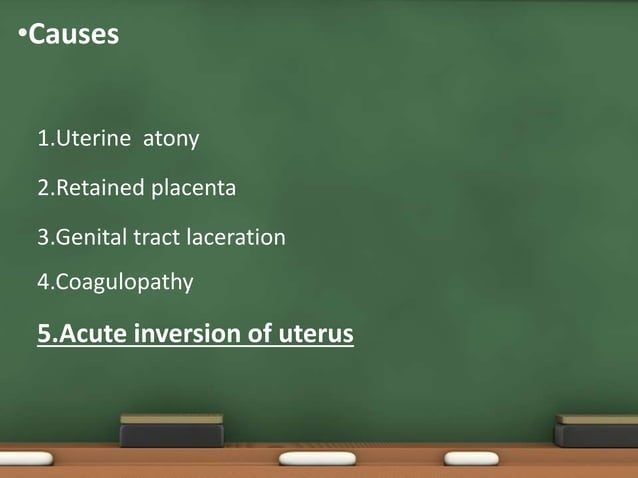 Postpartum haemorrhage (pph) | PPTX | Pregnancy | Reproductive Health