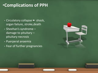 Postpartum haemorrhage (pph) | PPTX