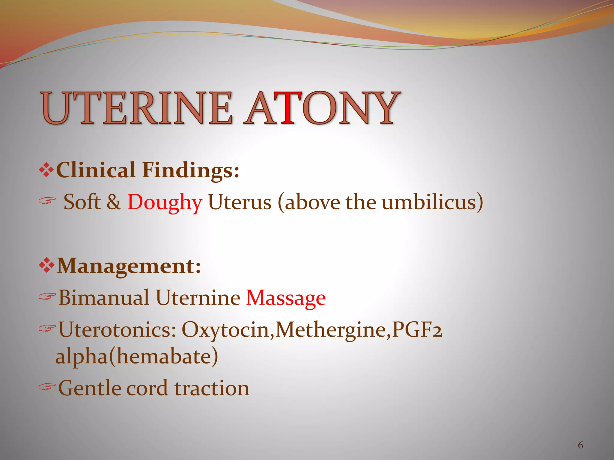 Post partum hemorrhage | PPTX