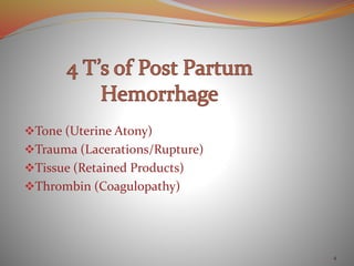 Post partum hemorrhage | PPT