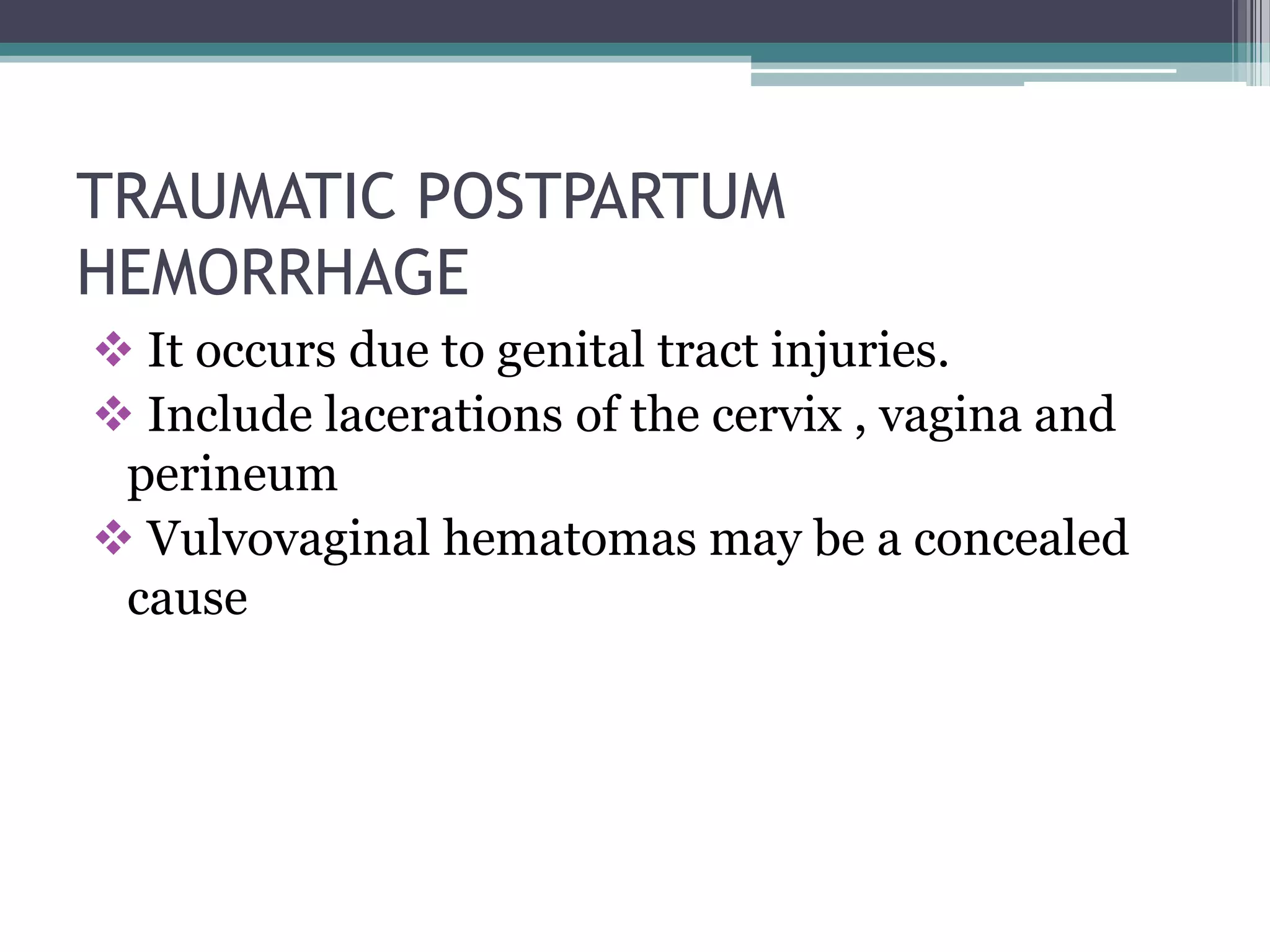 Postpartum hemorrhage1 | PDF