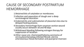Post partum hemorrhage | PPT