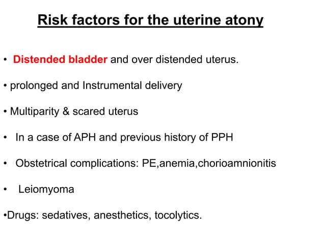 Post Partum Hemorrhage (PPH).ppt | Pregnancy | Reproductive Health