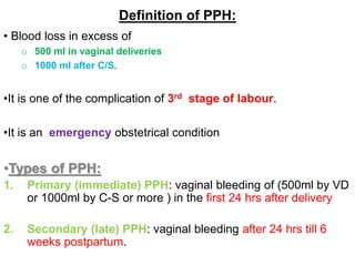 Post Partum Hemorrhage (PPH).ppt