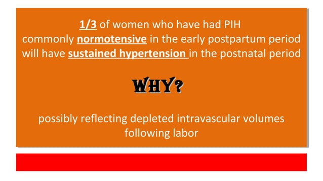 Postpartum hypertension | PPT