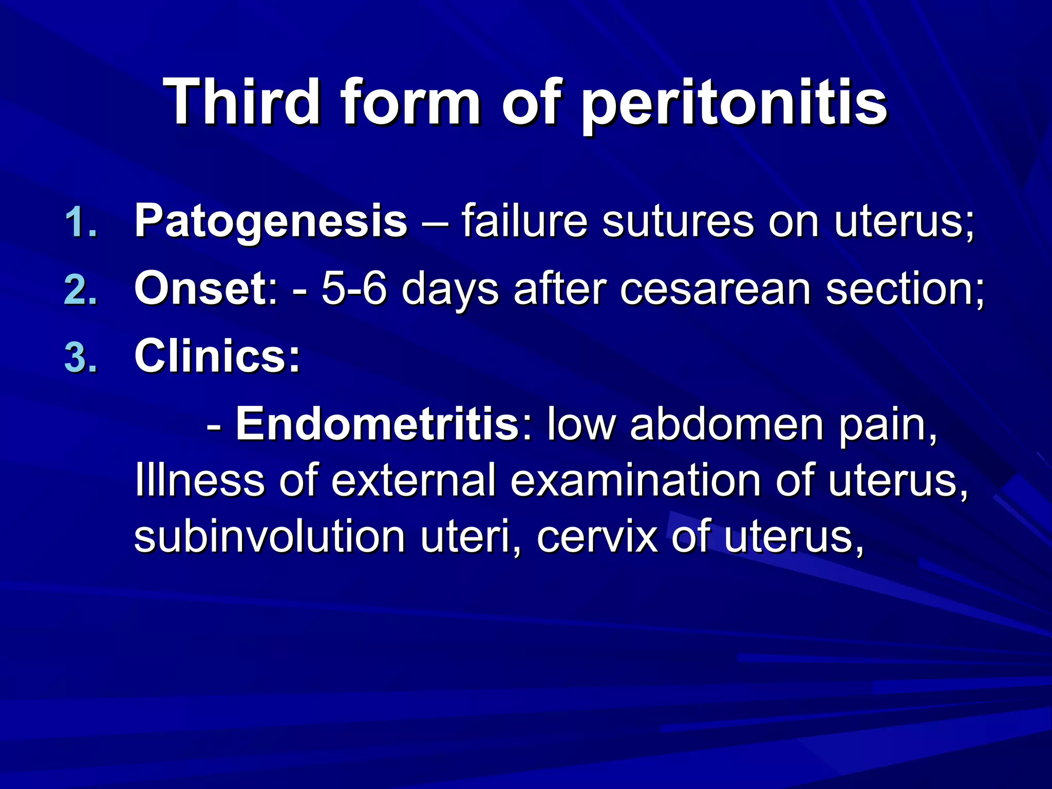 Postpartum Infections | PPT