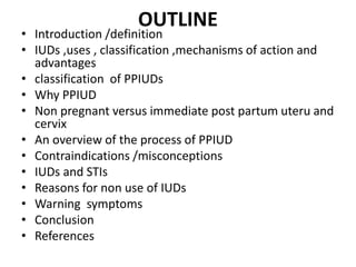Post partum iud insertion | PPTX