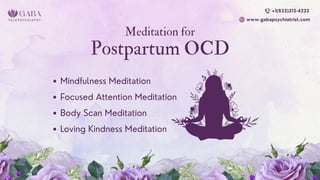 Understanding Postpartum OCD Symptoms - From Causes to Treatments | PDF