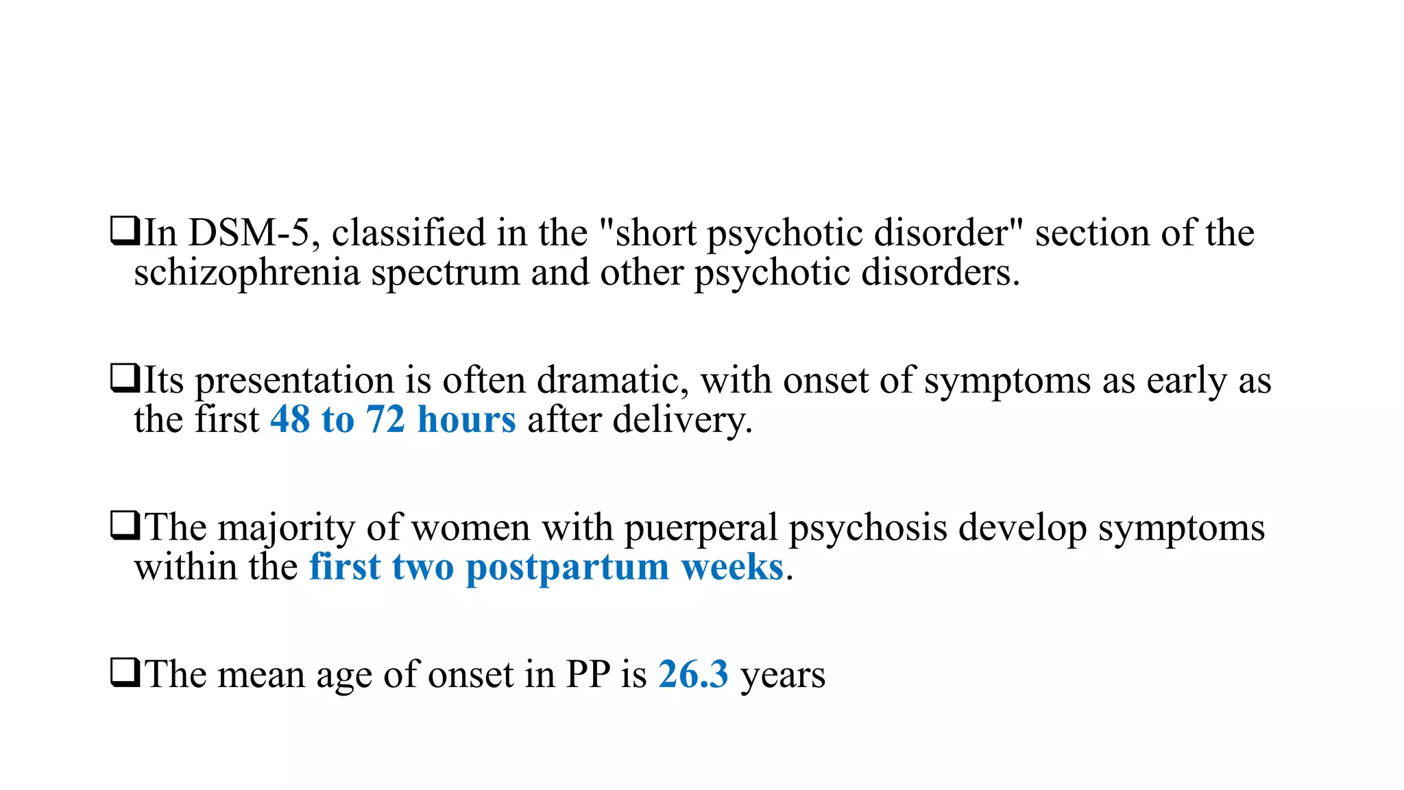 POSTPARTUM PSYCHIATRIC DISORDERS.pptx