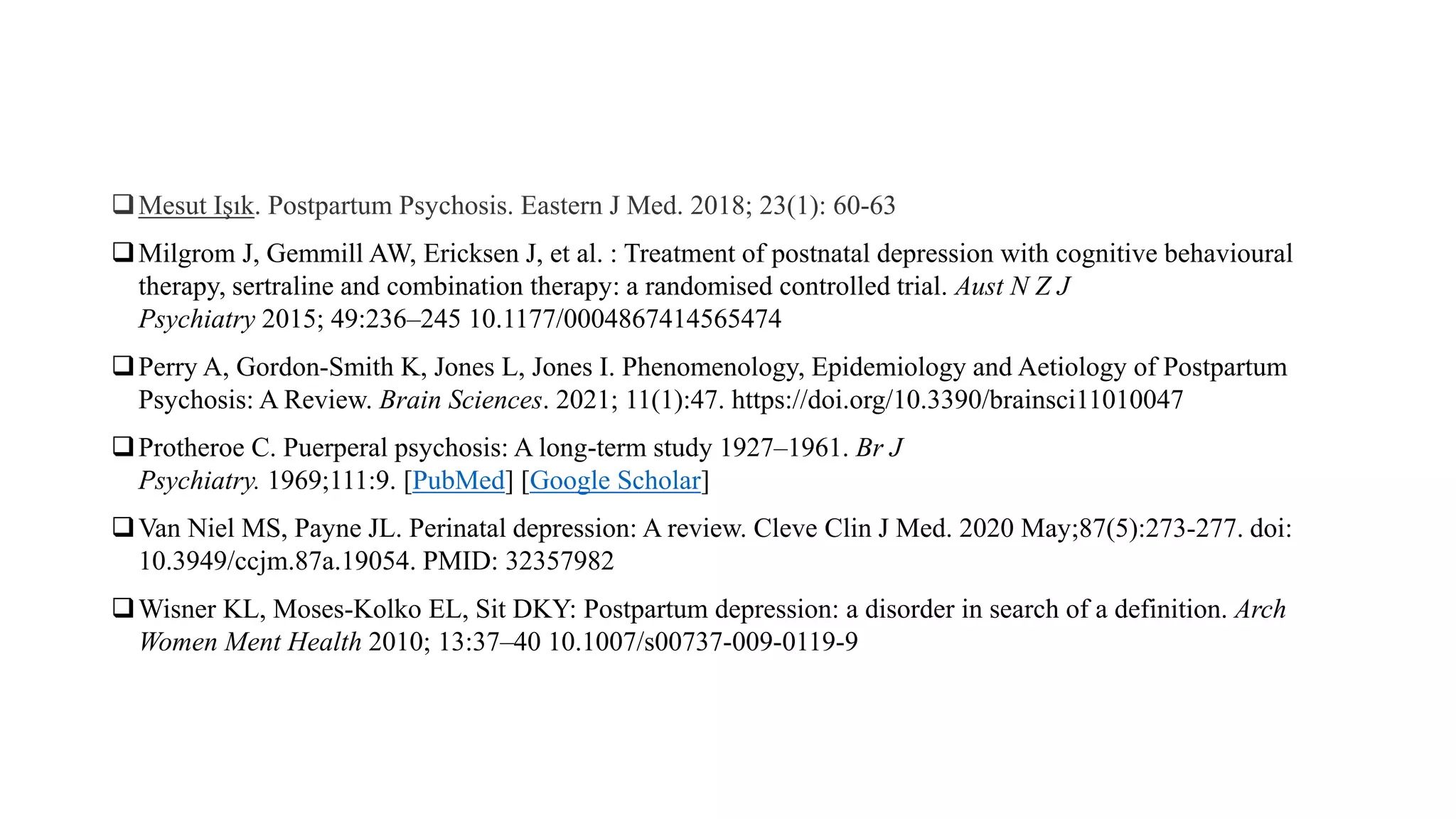 POSTPARTUM PSYCHIATRIC DISORDERS.pptx