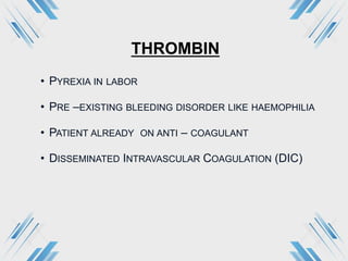 postpartum hemorrhage | PPT
