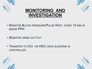 postpartum hemorrhage | PPT