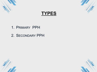 postpartum hemorrhage | PPT