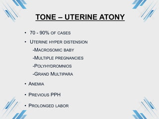postpartum hemorrhage | PPT