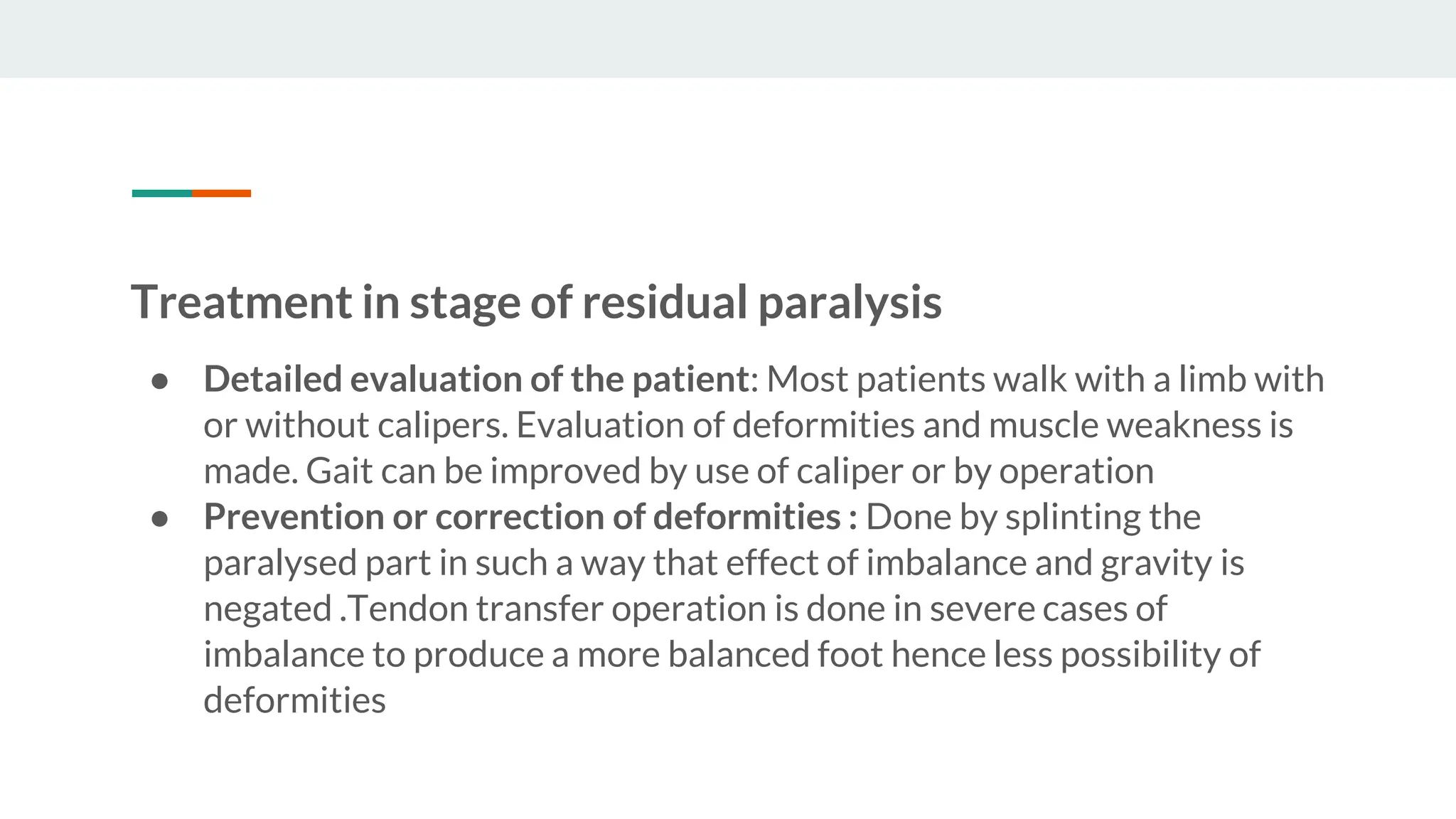 post polio residual paralysis for mbbs students | PPTX