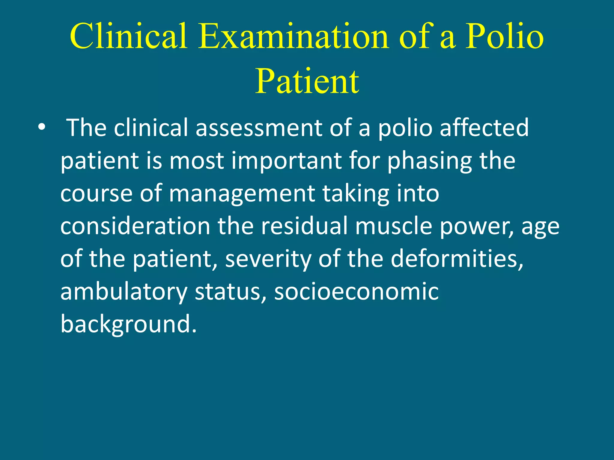 Post polio residual paralysis PPT | PPTX