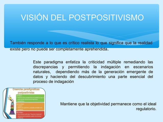 Postpositivismo | PPT