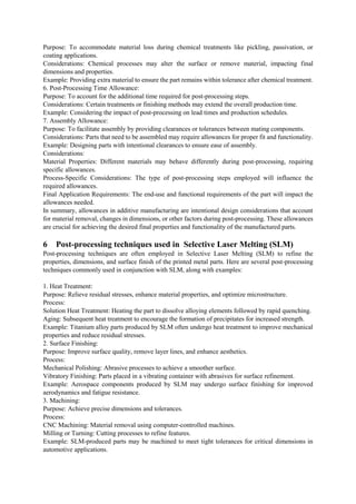 POST PROCESSING IN ADDITIVE MANUFACTURING | DOCX