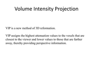 Post Processing of CT Thorax | PPTX