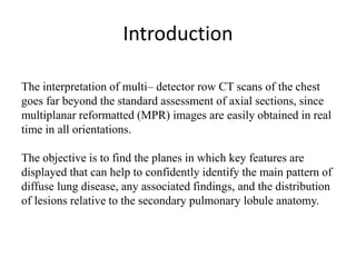 Post Processing of CT Thorax | PPTX