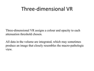 Post Processing of CT Thorax | PPTX