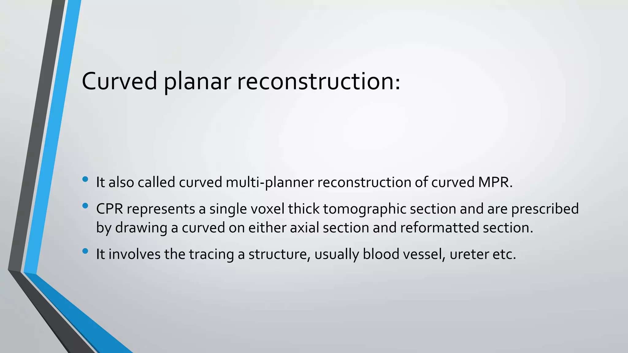 Post processing of computed tomography | PPTX
