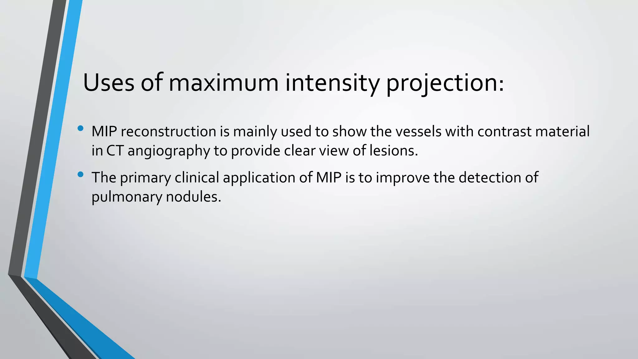 Post processing of computed tomography | PPTX