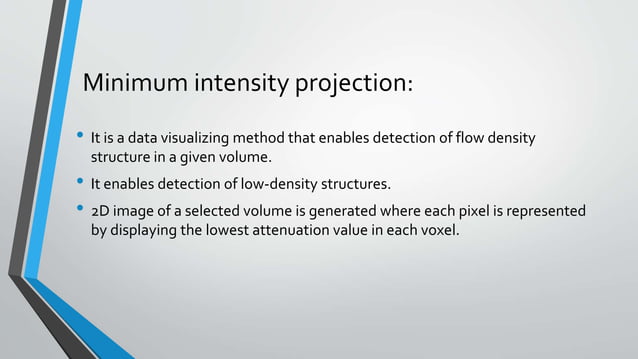 Post processing of computed tomography | PPTX