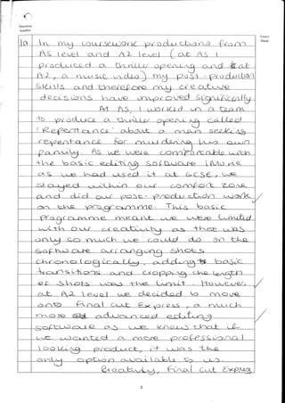 Post production example booklet | PDF