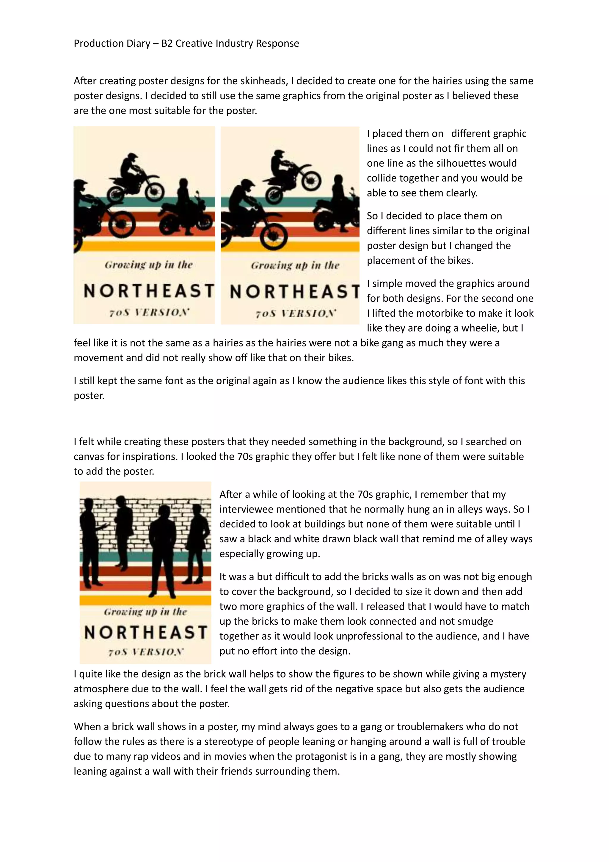 Poster Post Production Diary | DOCX