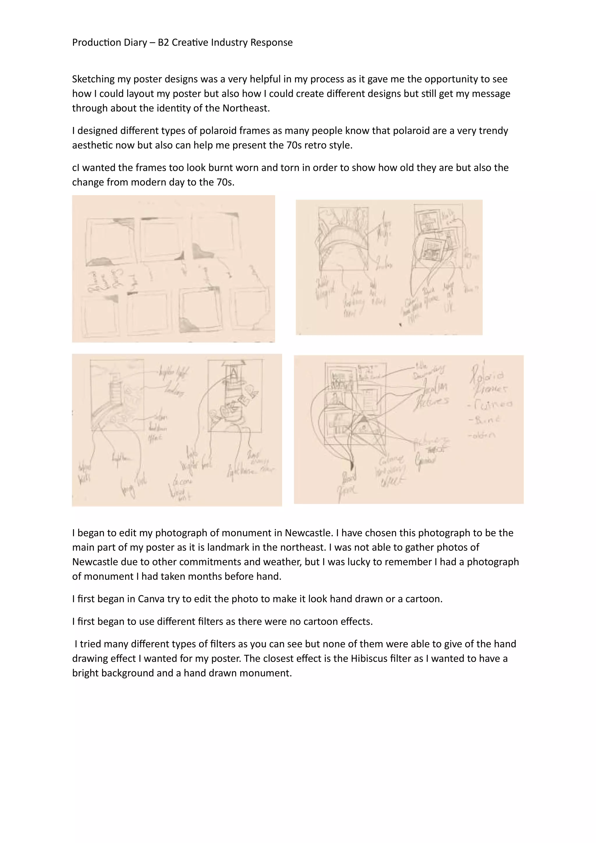 Poster Post Production Diary | DOCX