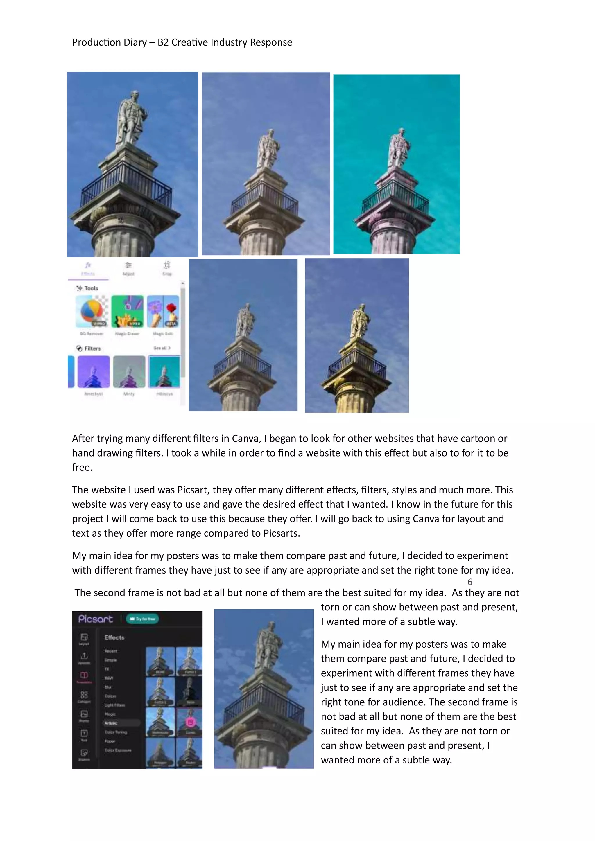 Poster Post Production Diary | DOCX