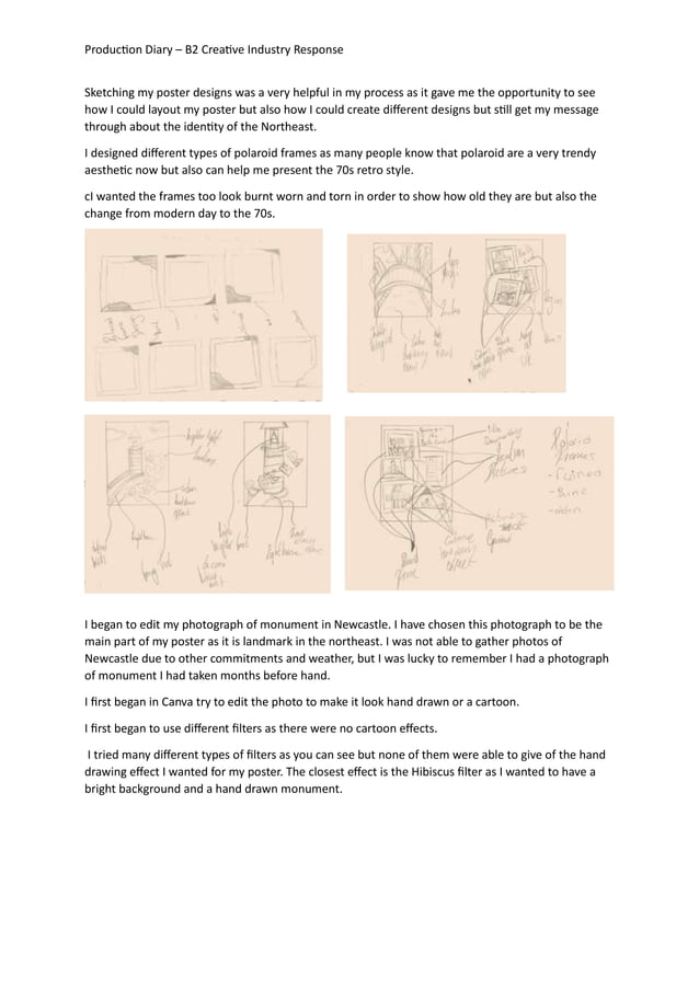 Poster Post Production Diary | DOCX