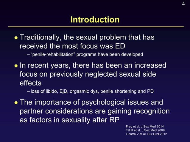 Postprostatectomy sexual dysfunction is restoring erections enough ...