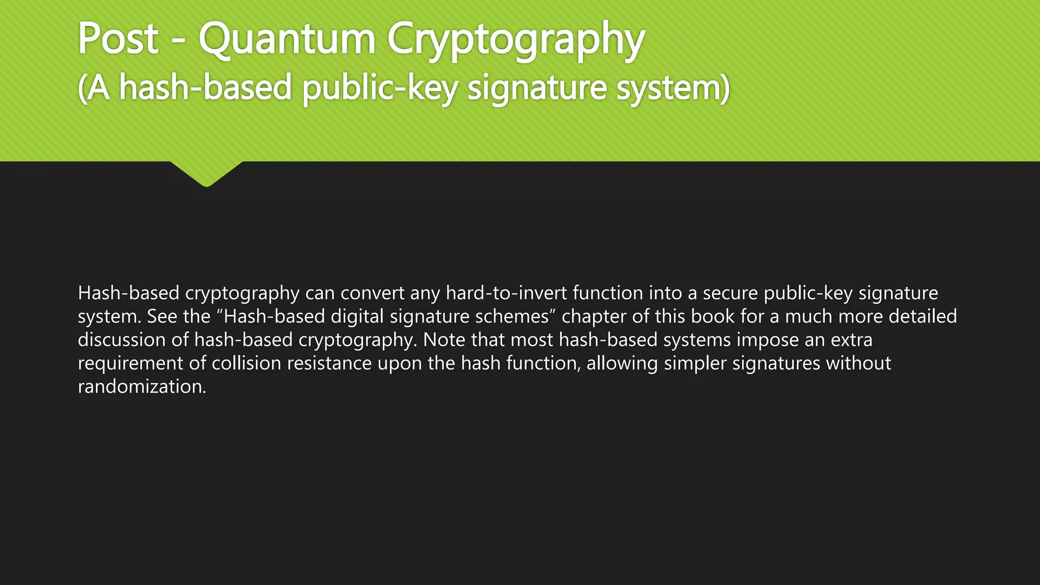 Post quantum cryptography | PPTX