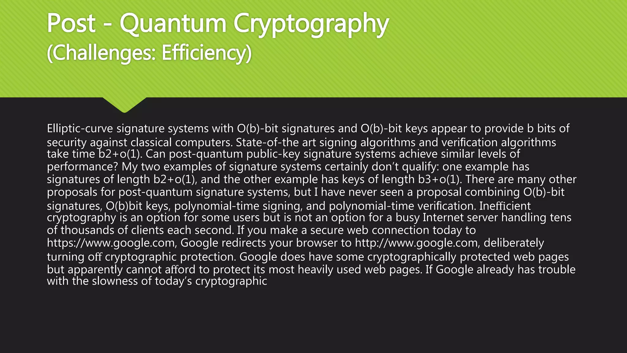 Post quantum cryptography | PPTX
