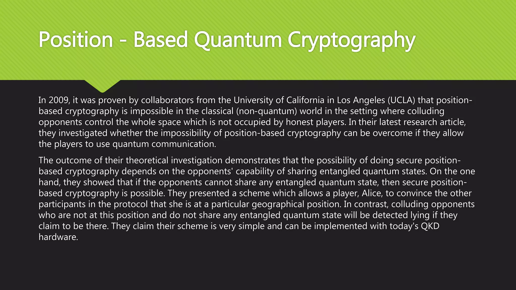 Post quantum cryptography | PPTX