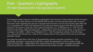 Post quantum cryptography | PPTX | Computing | Technology & Computing