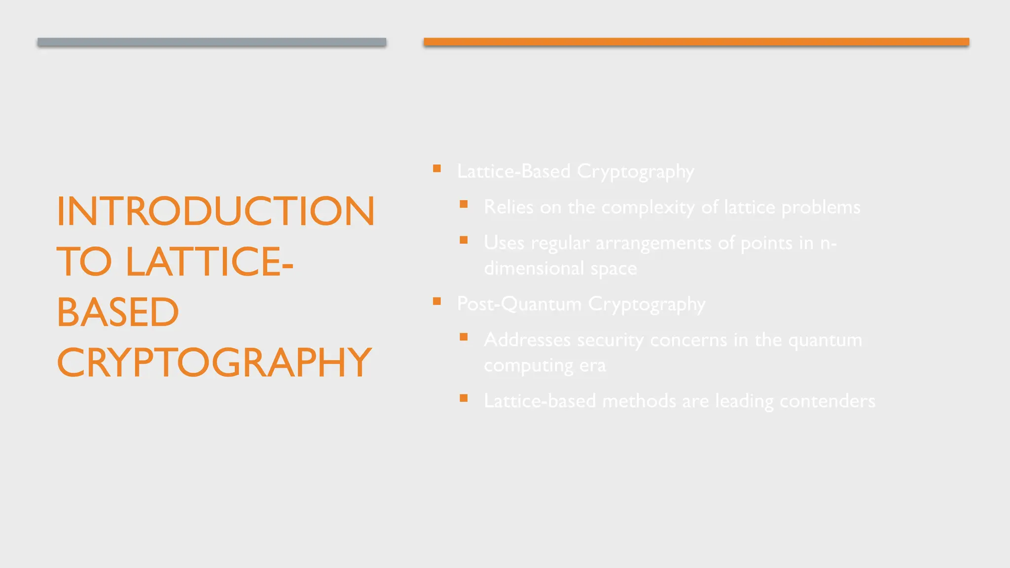Post Quantum Encryption Presentation by srm.pptx