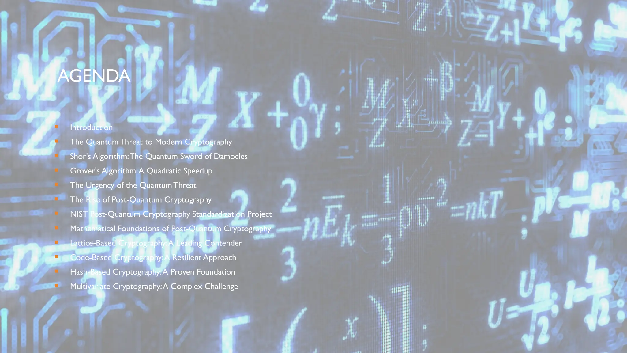 Post Quantum Encryption Presentation by srm.pptx