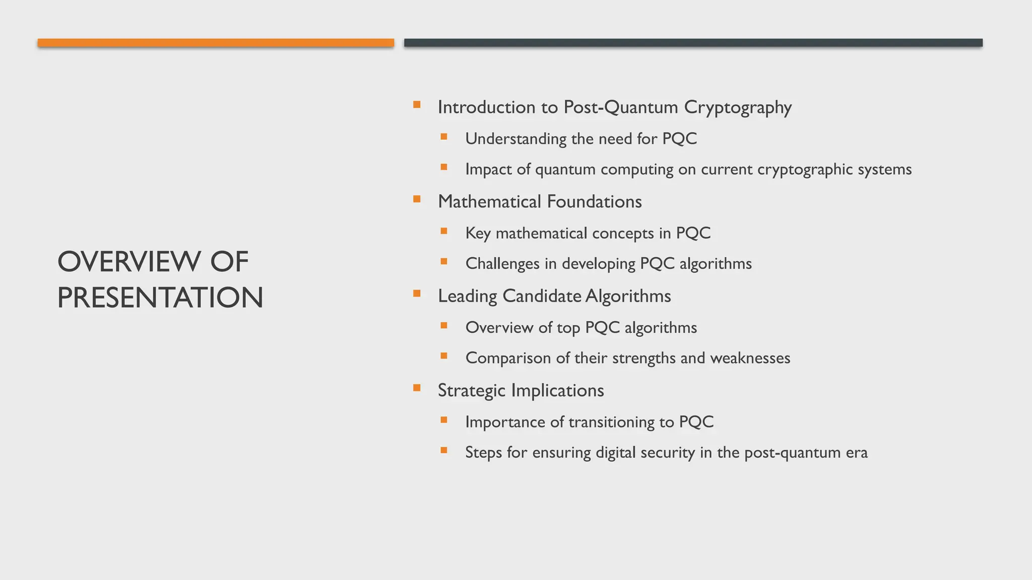 Post Quantum Encryption Presentation by srm.pptx
