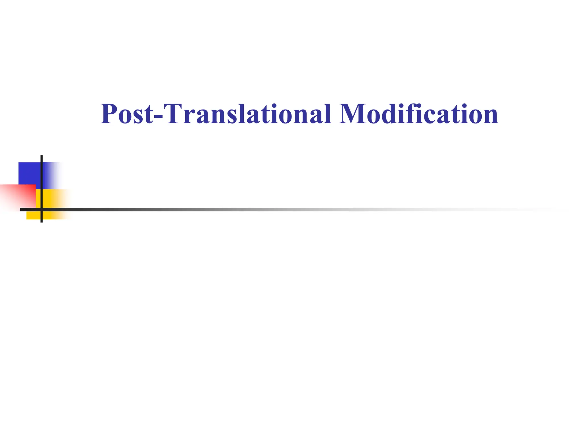 Postranslational Modification--short.ppt