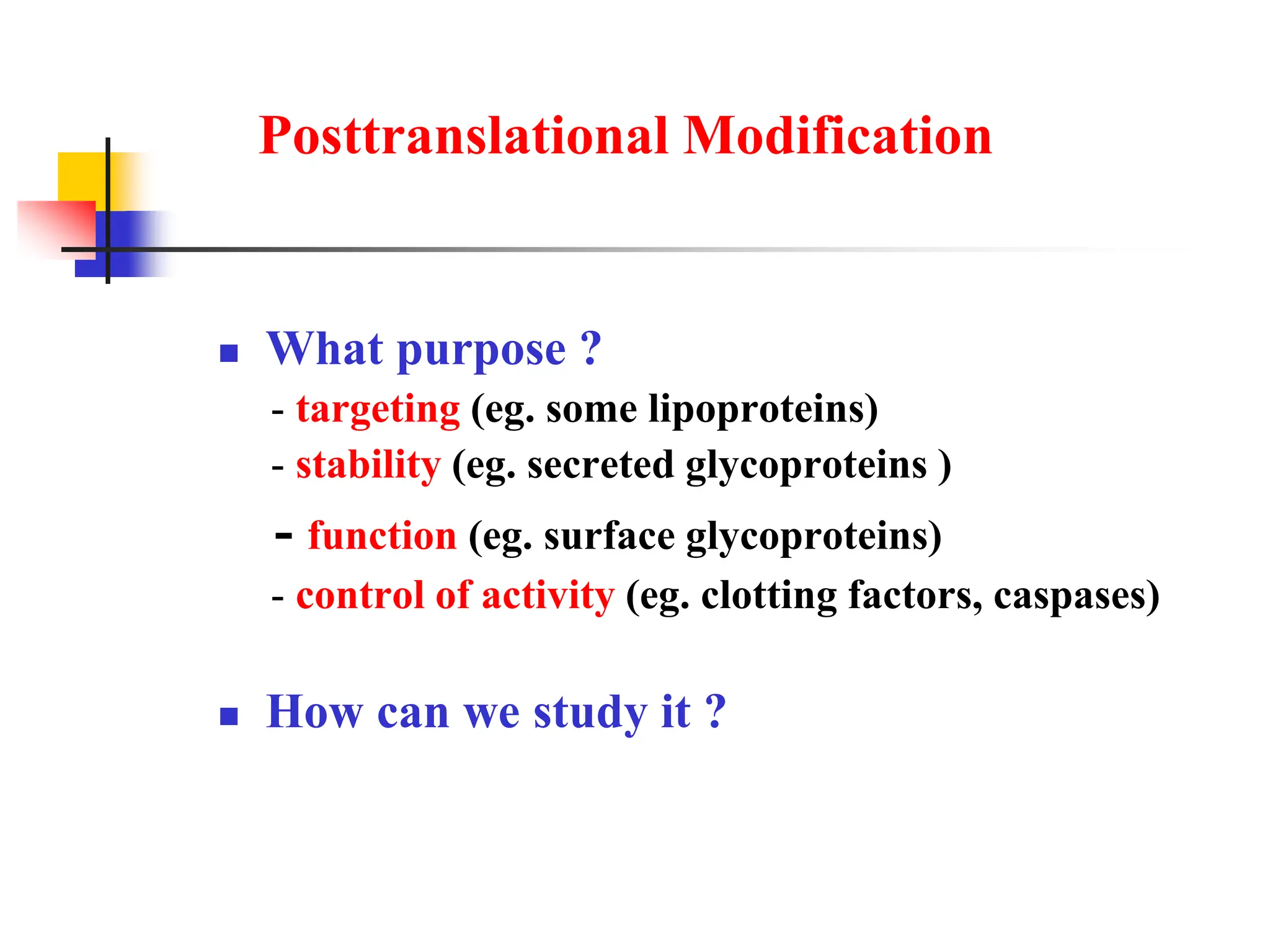 Postranslational Modification--short.ppt