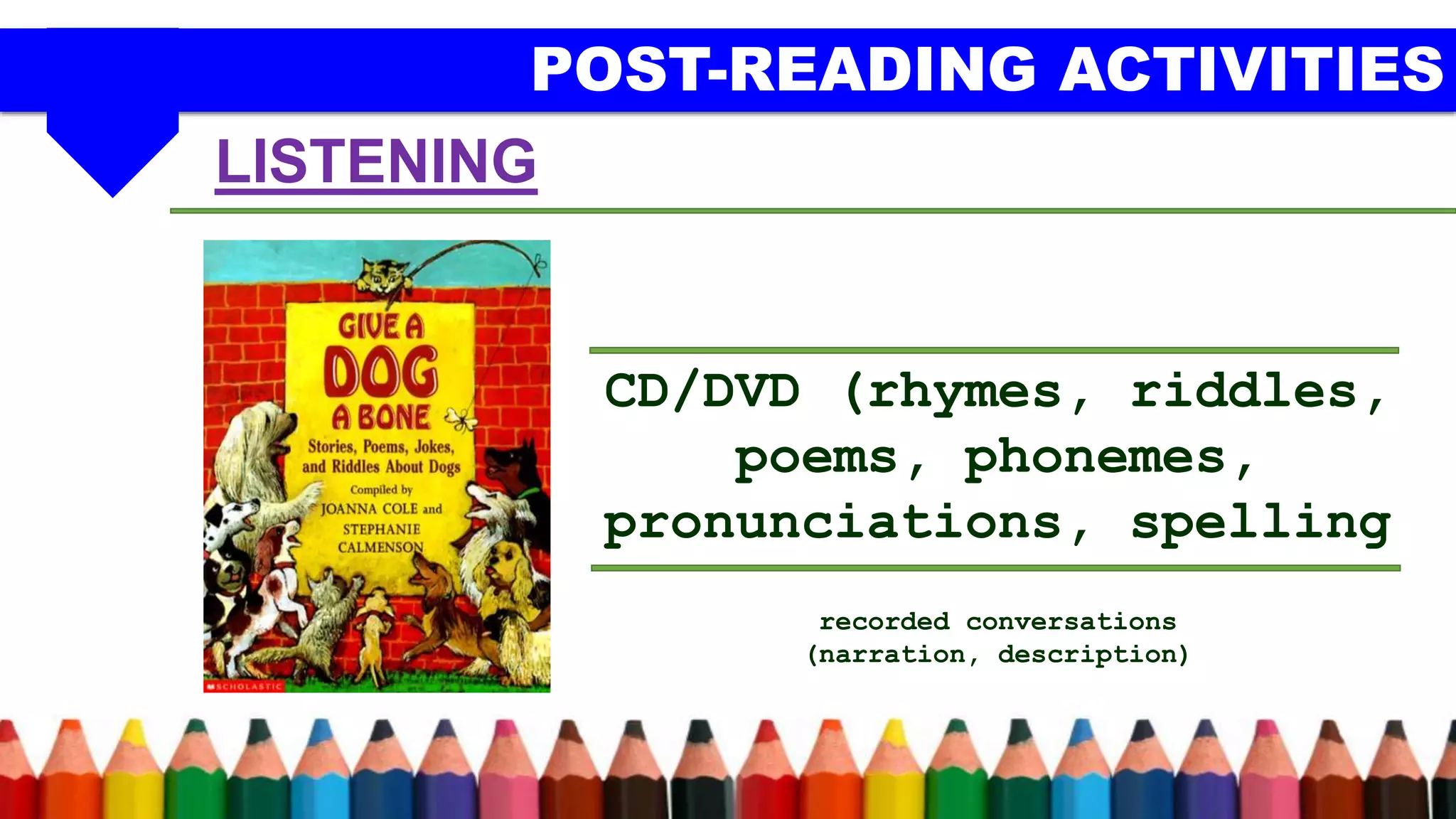 Lesson 8: Post-Reading Activities | PPTX