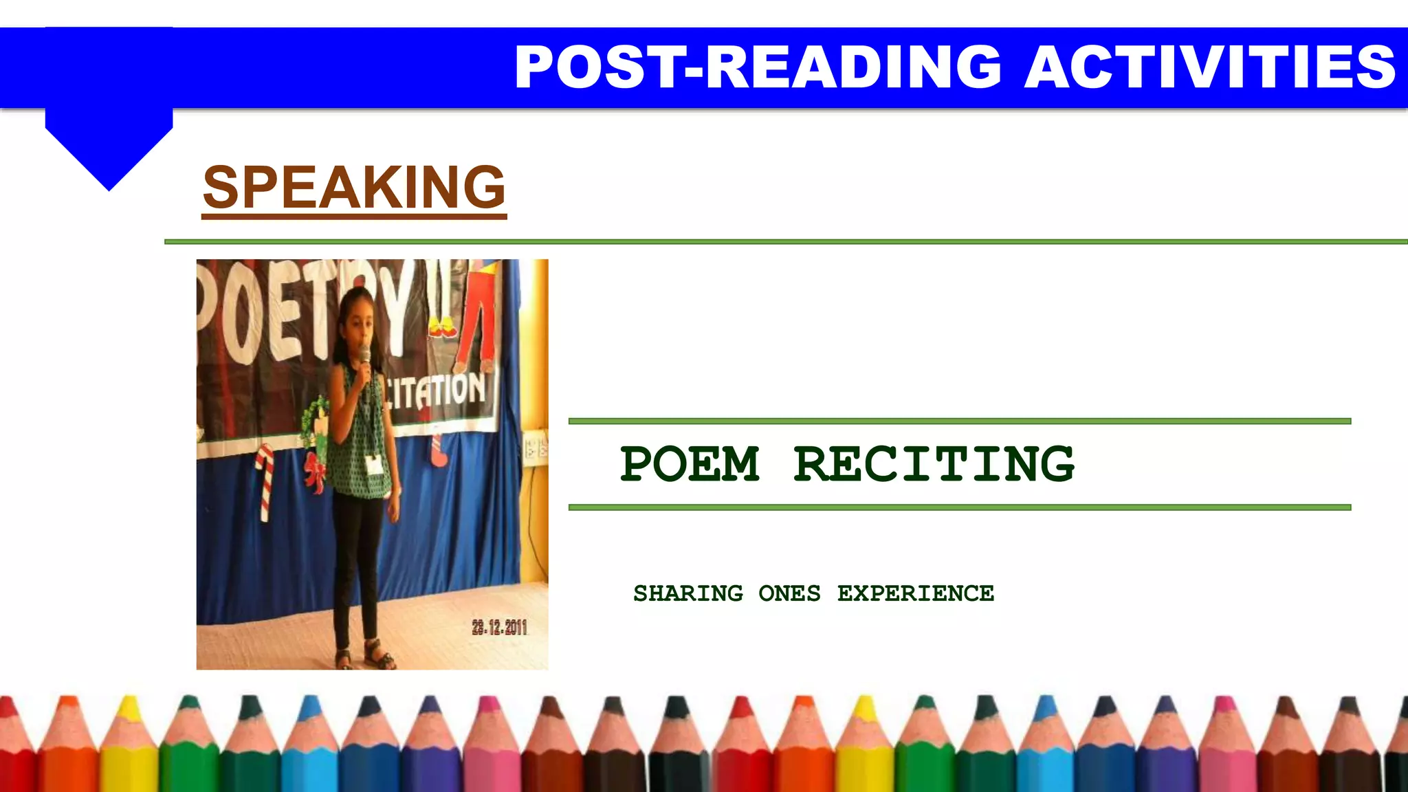 Lesson 8: Post-Reading Activities | PPTX