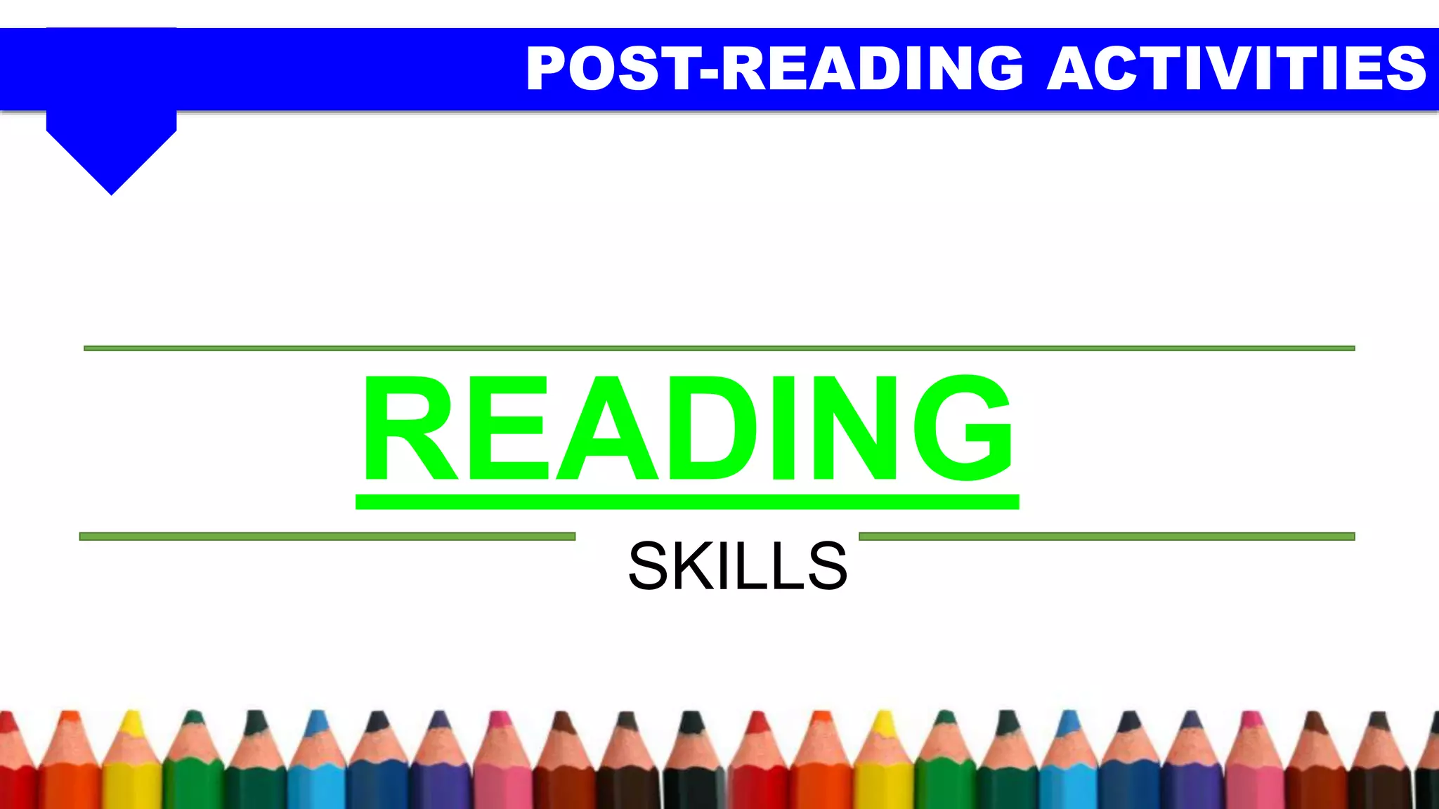 Lesson 8: Post-Reading Activities | PPTX