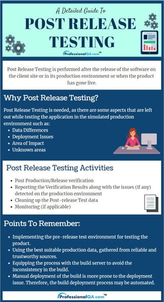 Post release testing | PDF