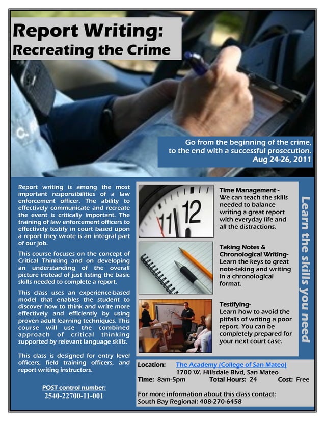 Post Report Writing Flyer5.0 | PDF